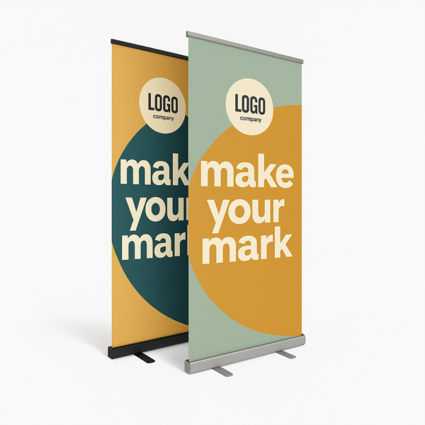 Budget roll-up banner - Voogd Promotions